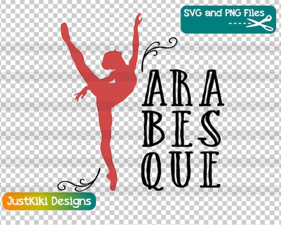 Arabesque Ballet Silhouette Clipart