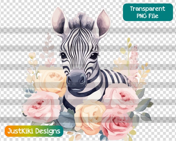 Baby Shower Zebra Clipart