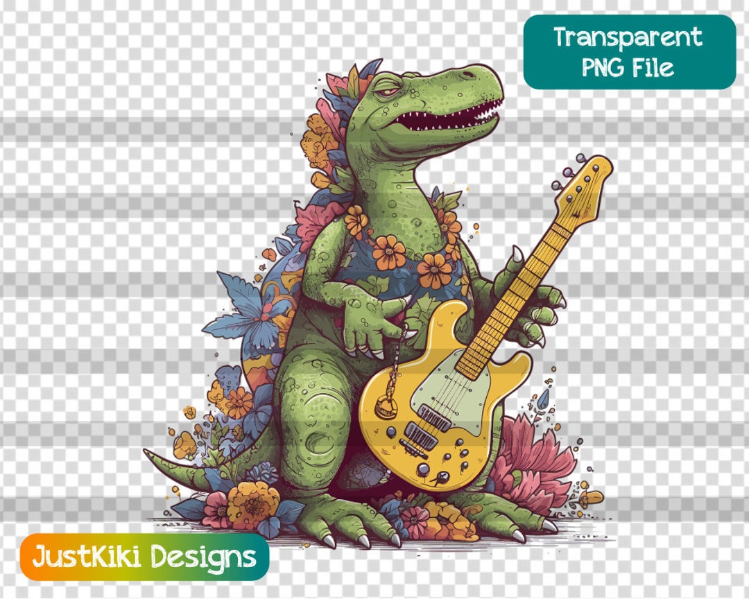 Cute Hippie Dinosaur PNG Retro Dinosaur Clipart Dino Clip - Etsy