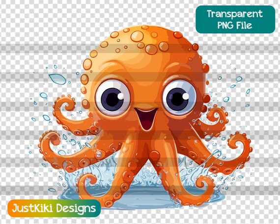 Small Octopus Clipart