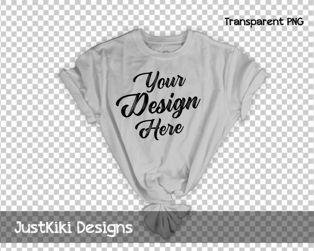 T-shirt Mockup - Flat Lay Shirt - Gray Shirt Mock up - TRANSPARENT ...