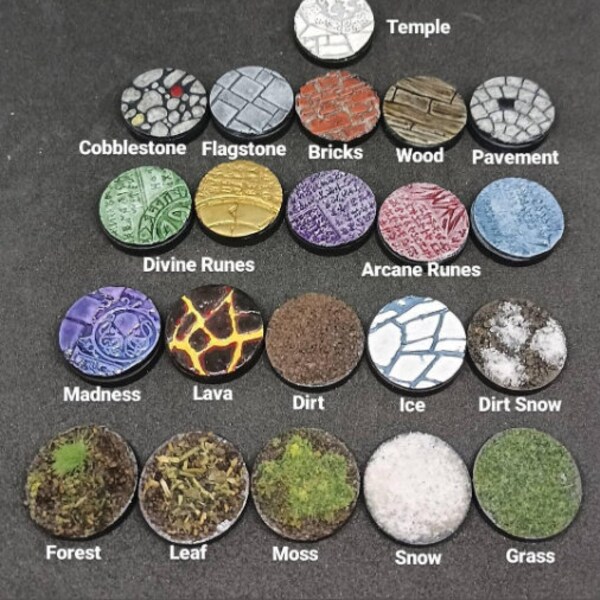 Mdf Bases for Miniatures - Etsy