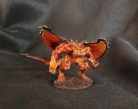Pit Devil Reaper Miniature large Size Dungeons and Dragons | Etsy