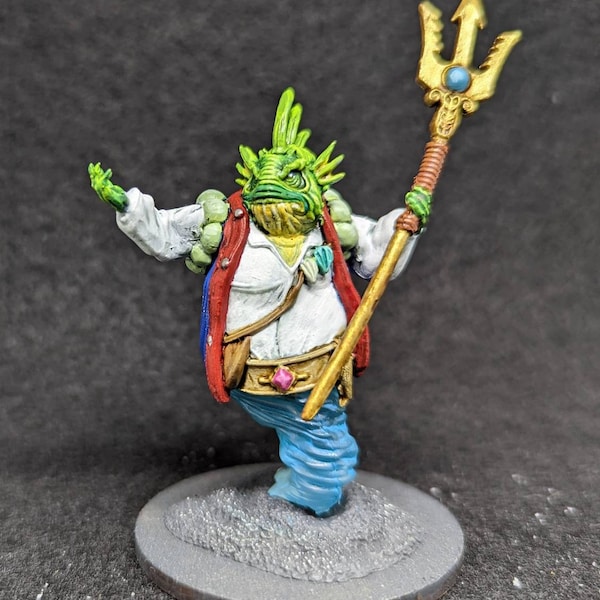 Dnd Marid Miniature - Etsy