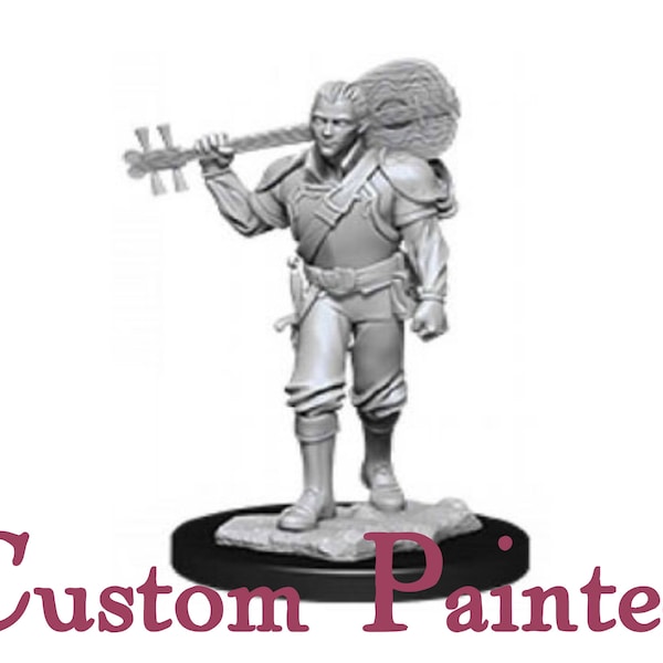 Human Male Bard Miniature - Etsy Australia