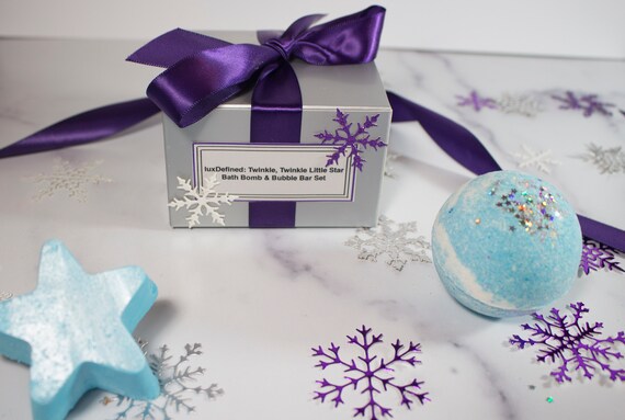 Twinkle Twinkle Little Star Bubble Bar and Bath Bomb Set | Etsy