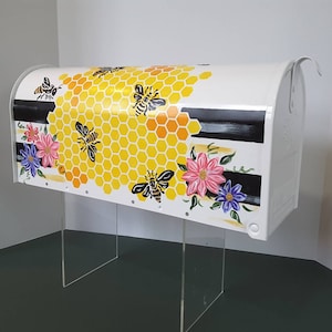 Large Handmade Mailbox, Custom Hand Painted, Colorful Talavera Mexican ...