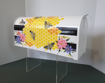 Hand Painted Mailbox Loon Mailbox Original Art Custom - Etsy