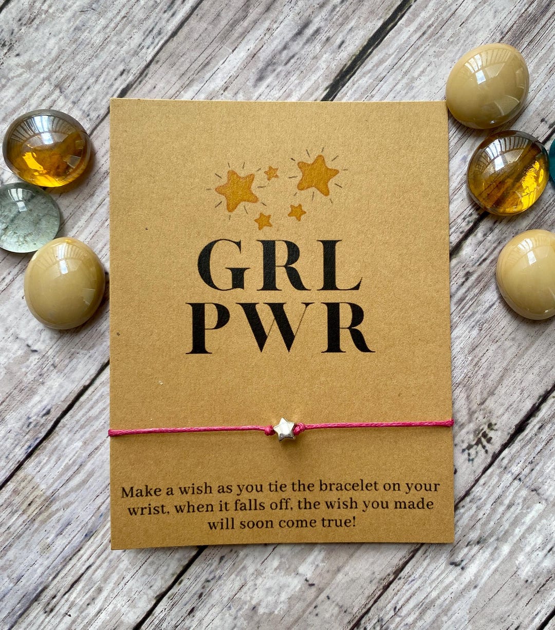 Team Gift, Party Favor, Girl Power Bracelet, Feminist, Inspirational ...