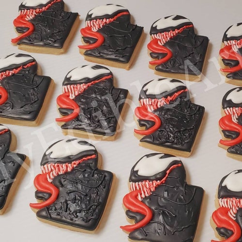 12 Venom Sugar Cookies | Etsy