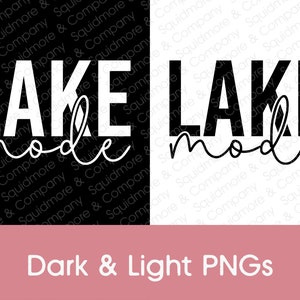 Lake Mode PNG SVG // Monoline Cursive // Canva Compatible ...
