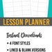 Digital Lesson Planner Printable for Teachers - Etsy