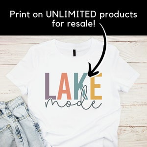 Lake Mode PNG SVG // Monoline Cursive // Canva Compatible ...