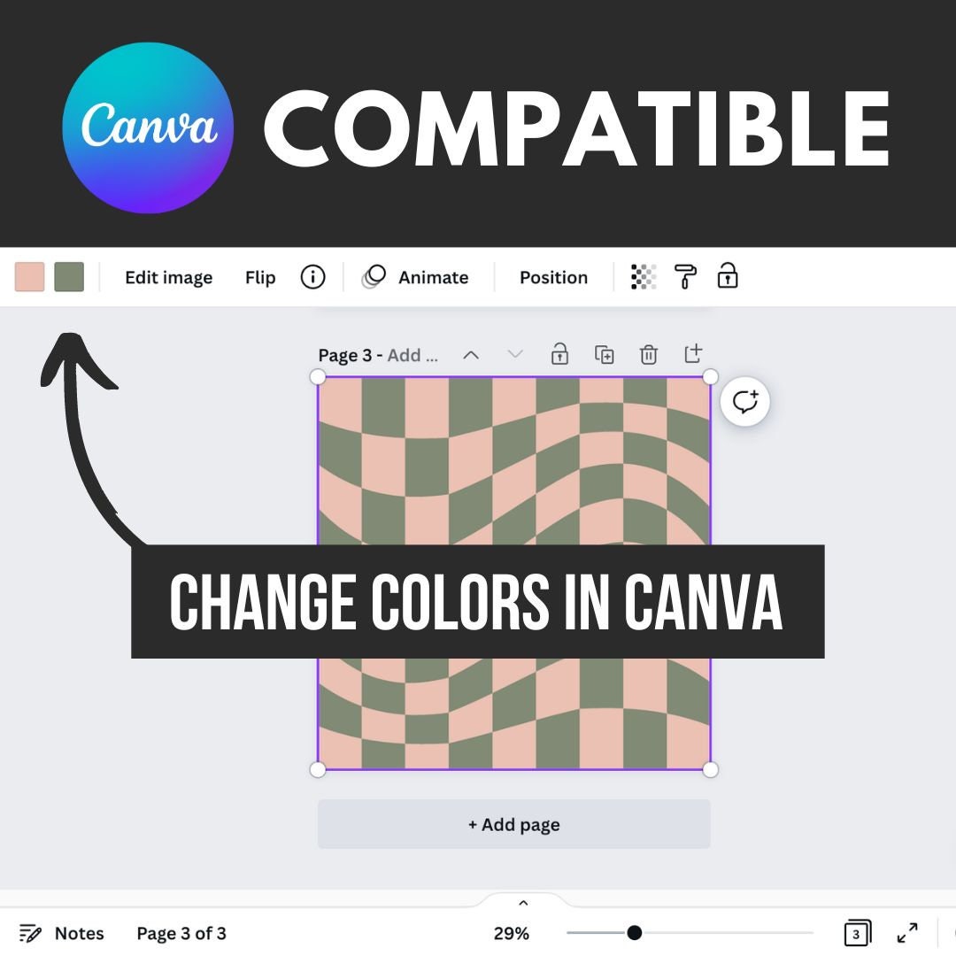 Checkered Square Patterns // Canva Compatible Svgs // Print-ready Pngs ...