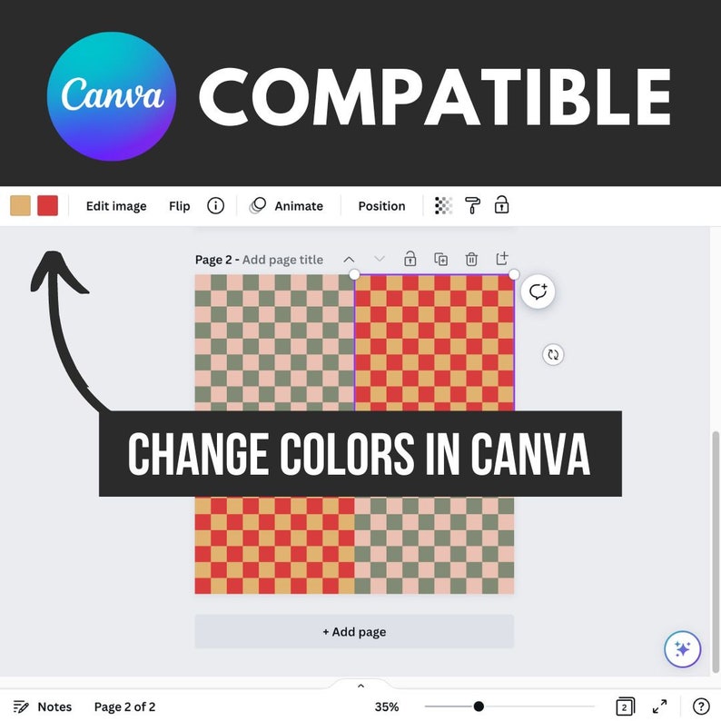 Simple Checkered Square SVG // Canva Compatible Svgs // Print-ready Pngs - Etsy