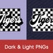 Tigers Retro Checkered Square // Game Day Design // Canva Compatible Svgs // Print-ready ...