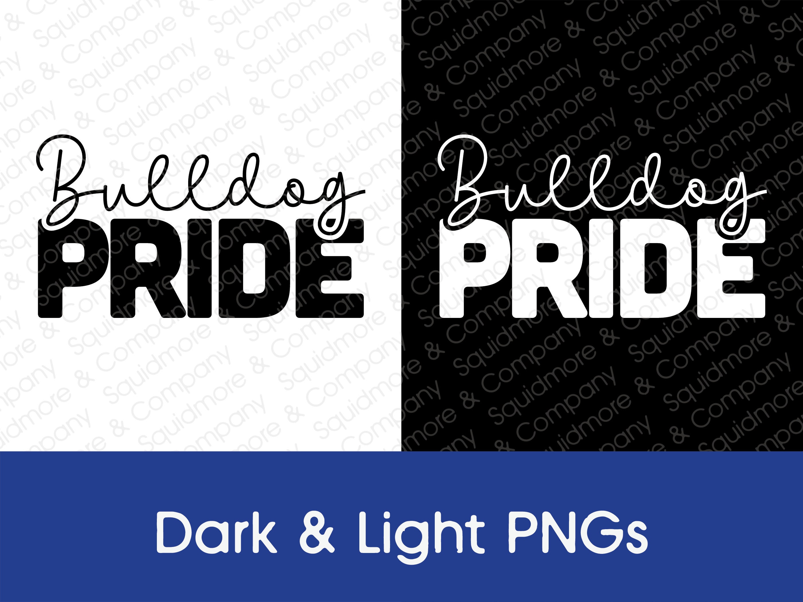 Bulldog Pride for Sports Team // Canva Compatible SVG // Print-ready ...
