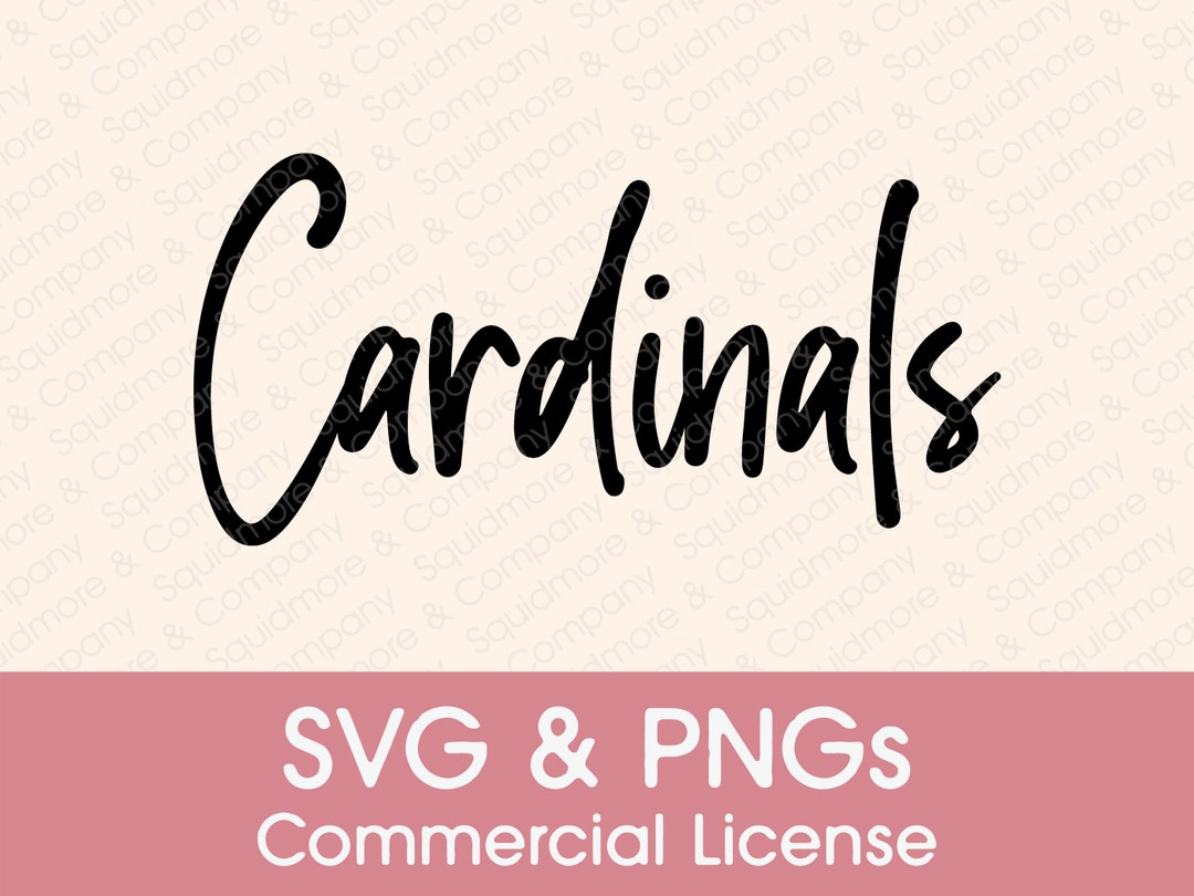 Cardinals PNG SVG // Minimalist School Spirit // Game Day Design ...