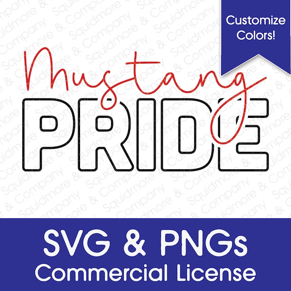 Mustang Font Svg - Etsy