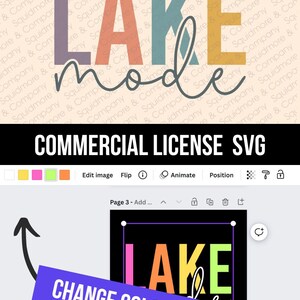 Lake Mode PNG SVG // Monoline Cursive // Canva Compatible ...