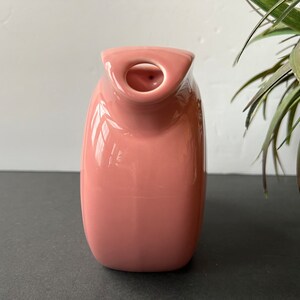 Pink Fiesta Ware Disc Pitcher Small Collectible Beverage Vintage Juice ...