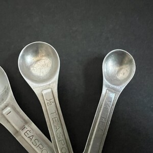 Aluminum Measuring Spoons Galvanized Tin Cooking Utensils Farmhouse ...