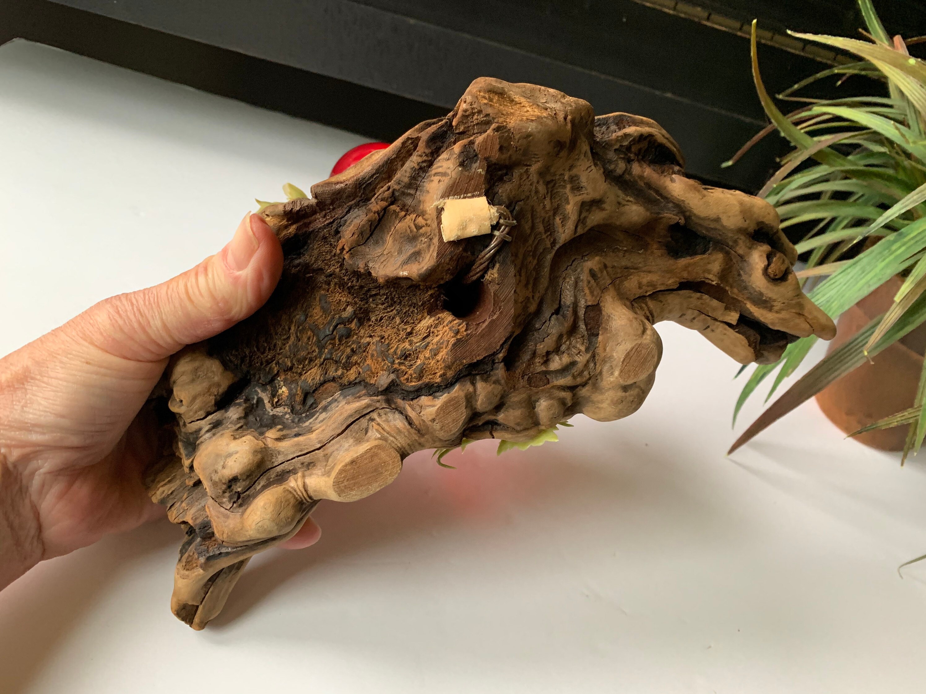 Lucite Grape Cluster Burl Wood Vintage Mid Century Modern MCM | Etsy