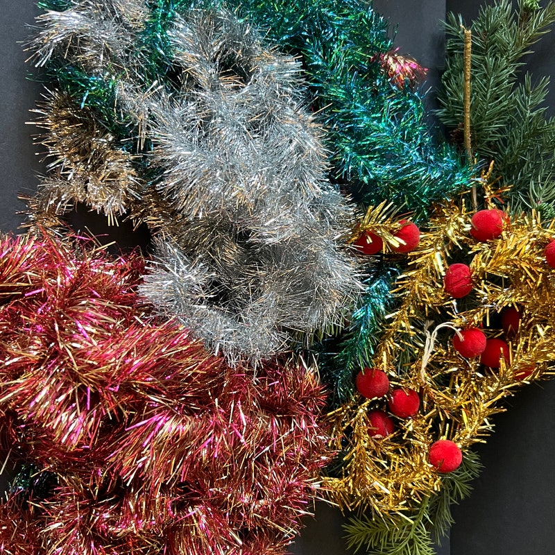 Tinsel Garland - Etsy