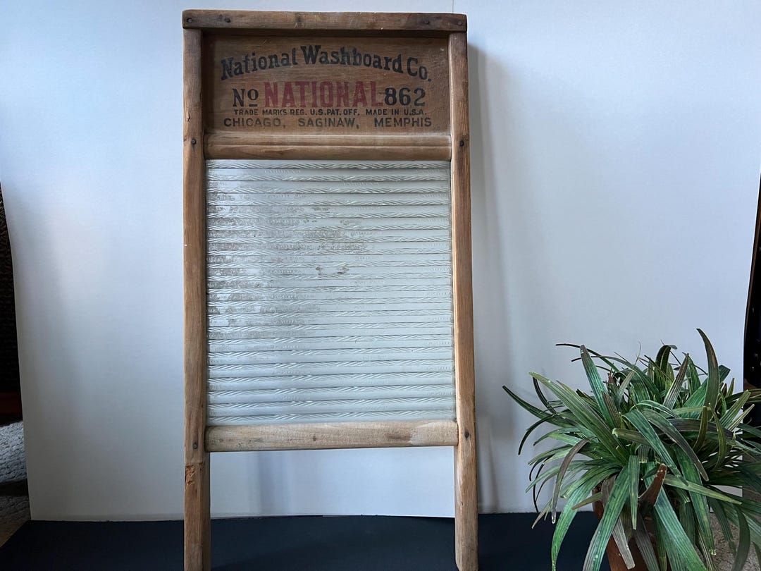 Vintage Laundry Washboard Farmhouse Laundry Room Decor Cottage Chic ...