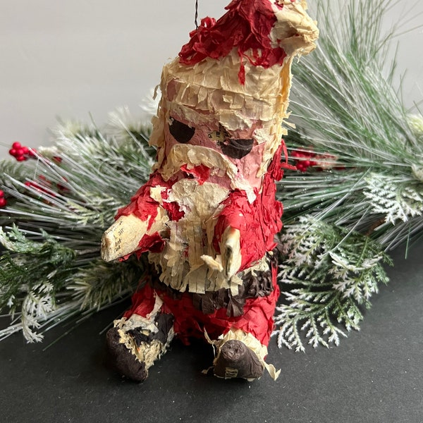 Paper Mache Santa - Etsy