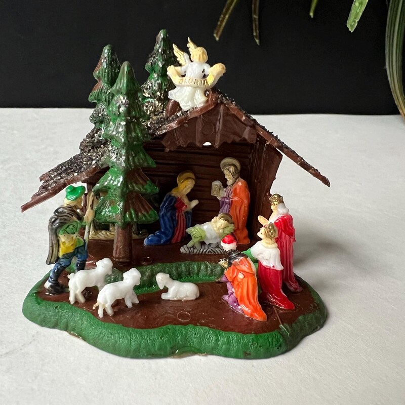 Plastic Nativity - Etsy