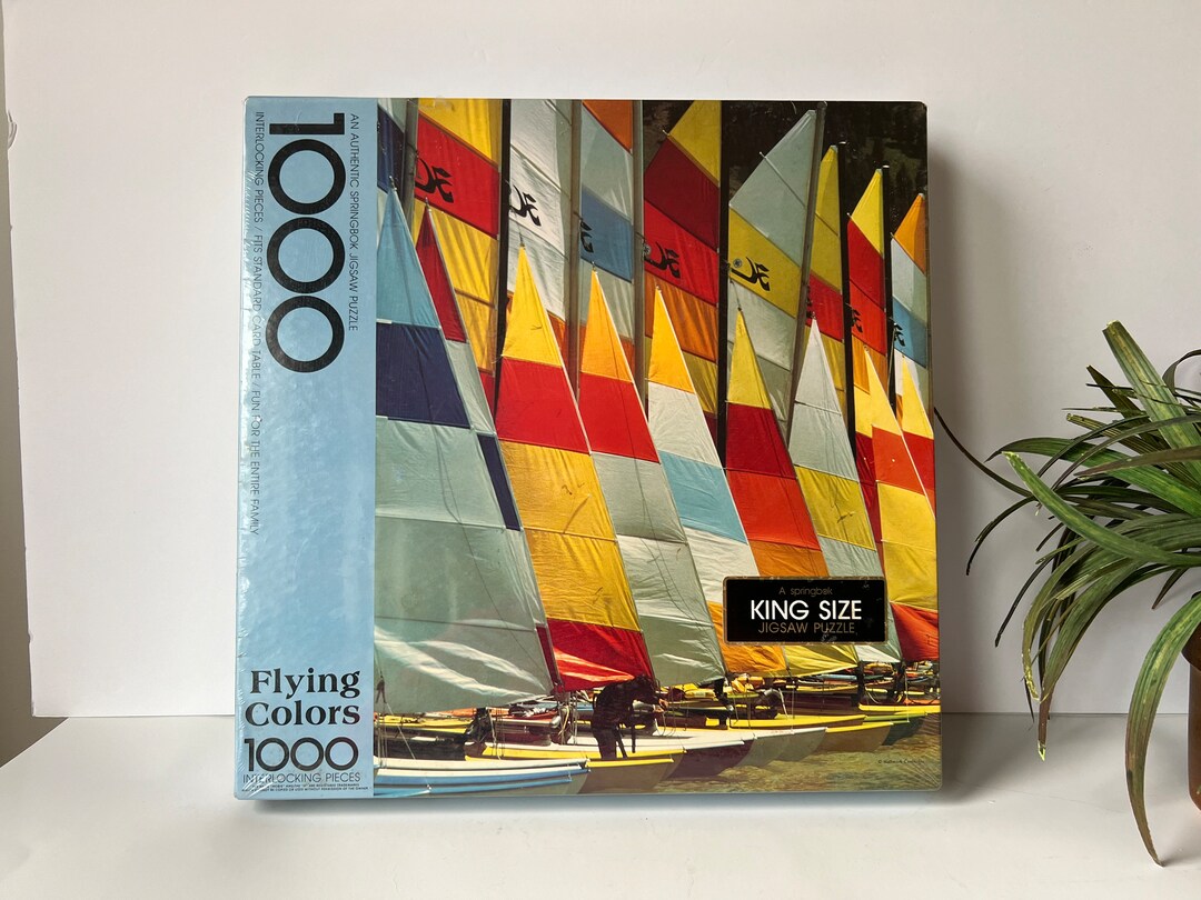 Springbok NOS Flying Colors Sailboat Puzzle NEW Factory Sealed Original ...