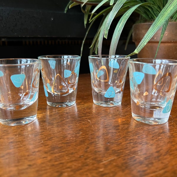 Atomic Amoeba Boomerang Federal Glass - Etsy