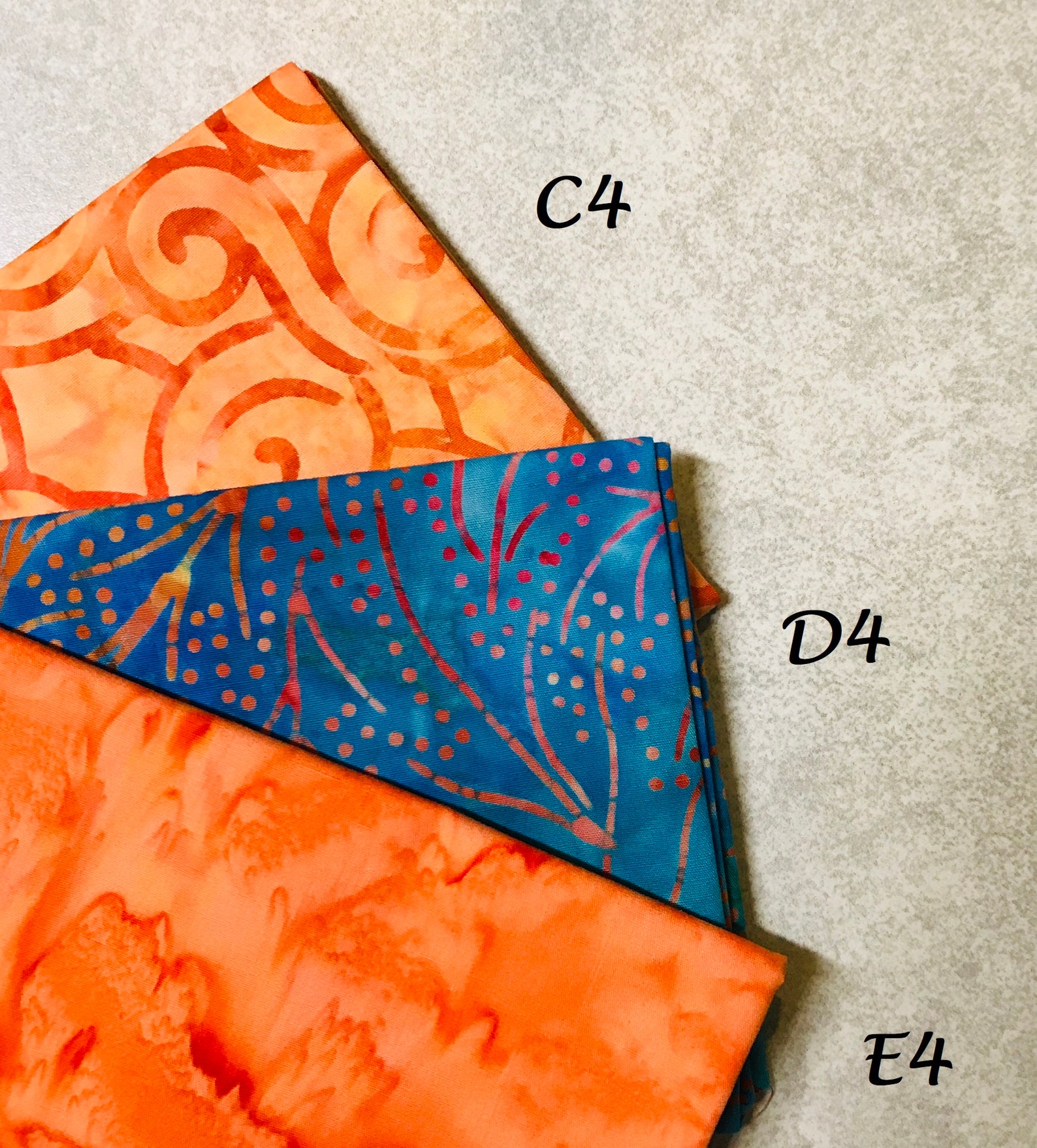 Colorful Batik Fat Quarters Hand-dyed Fabric Bali Batik | Etsy UK