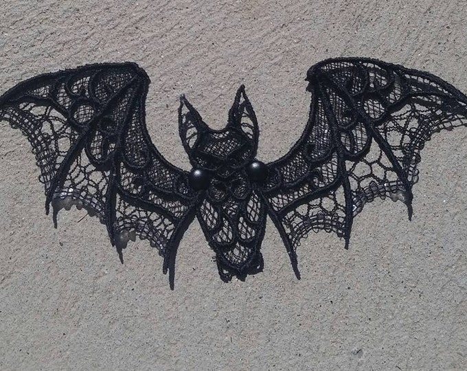 Lace Black Bat, Gothic Lace Bat, Halloween, Halloween Decoration ...