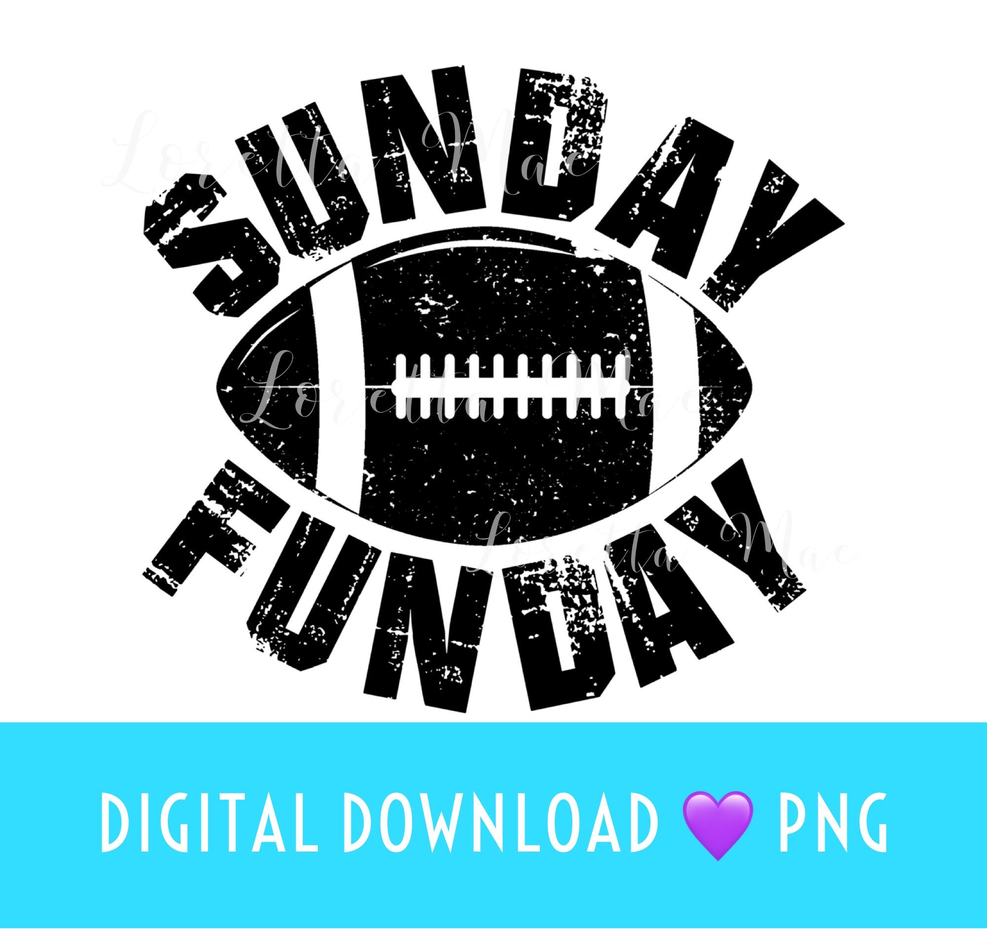 Sunday Funday Football Digital Download - Etsy