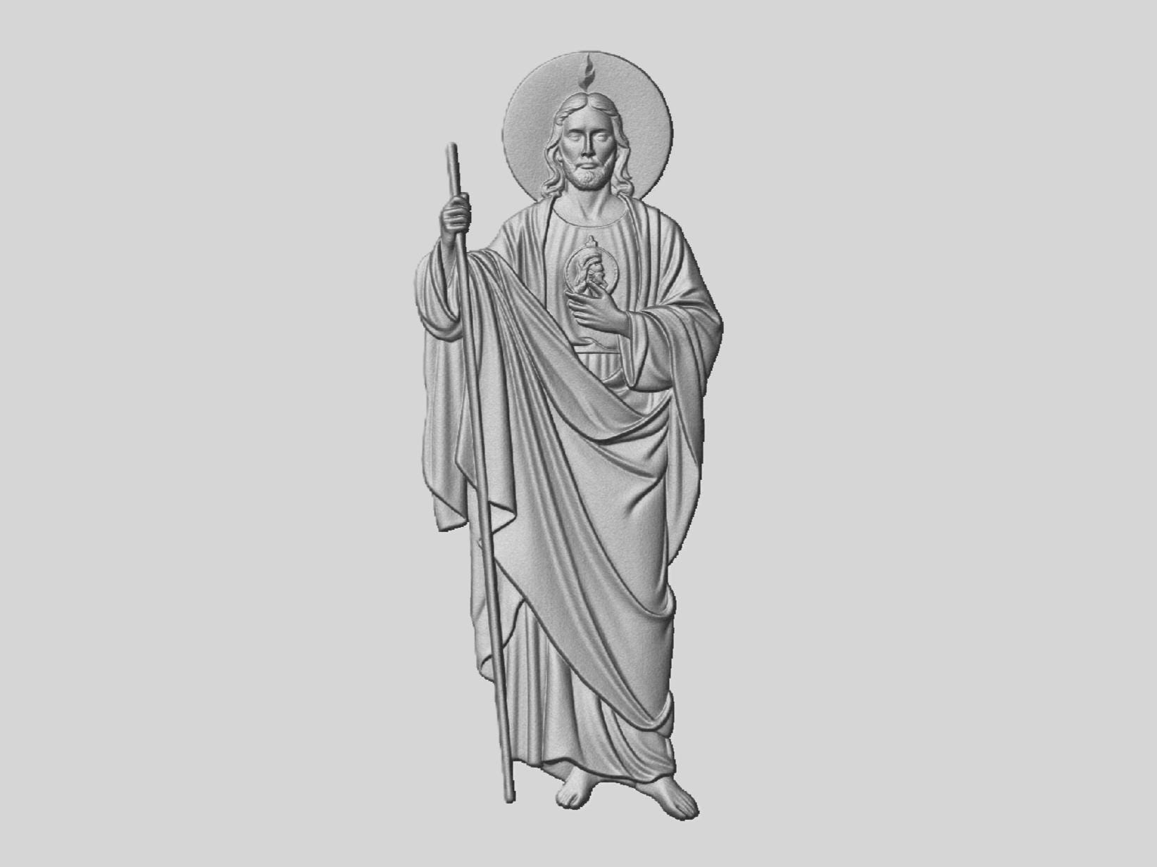 STL San Judas Tadeo Engraving CNC Router (UPDATED) - Etsy