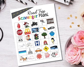 License Plate I Spy Game - Etsy