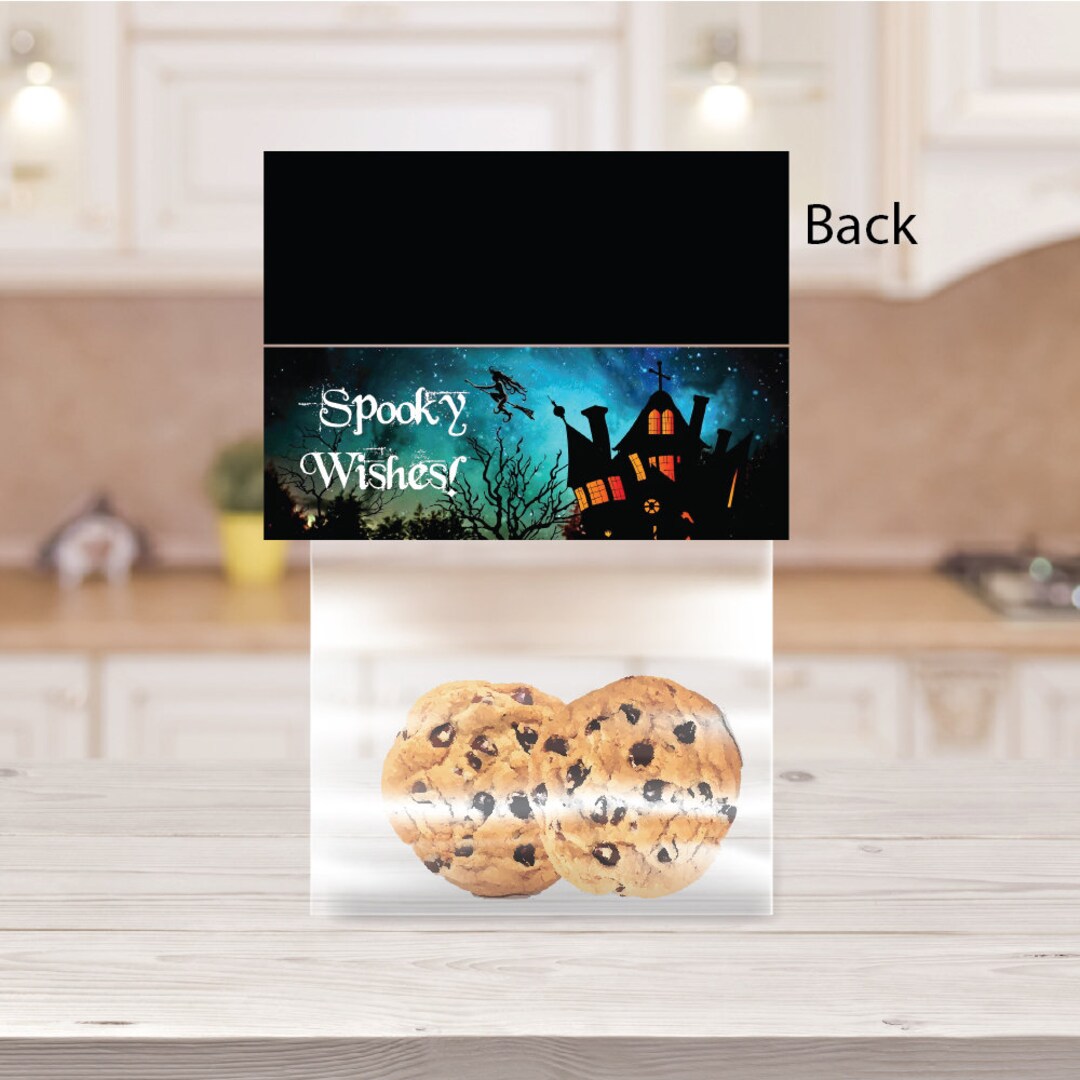 Printable Kids Halloween Bag Topper, Witch Bag Topper, Spooky Treat Bag ...