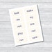 40 Printable Pre-primer Sight Word Dyslexia Flash Cards, Dyslexic Flash ...