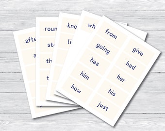 Dyslexia Flash Card - Etsy