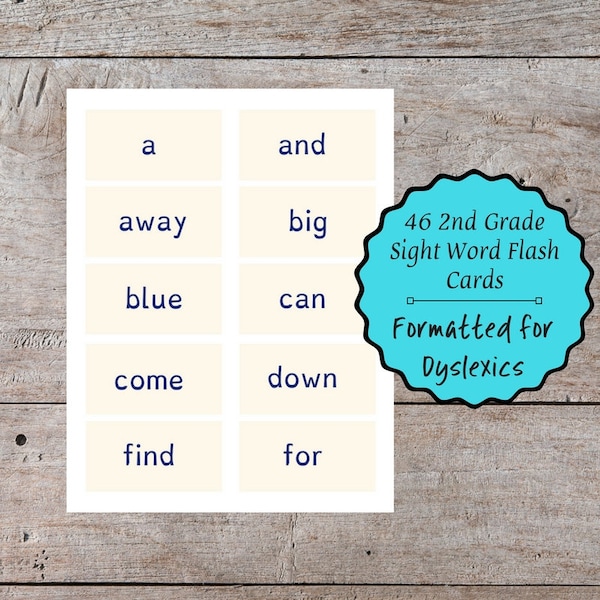 Pre Primer Sight Word Flash Cards - Etsy