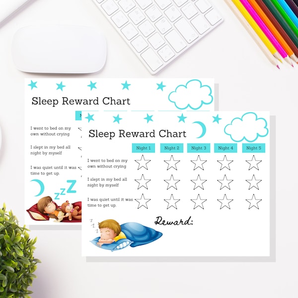 Sleep Chart for Child - Etsy