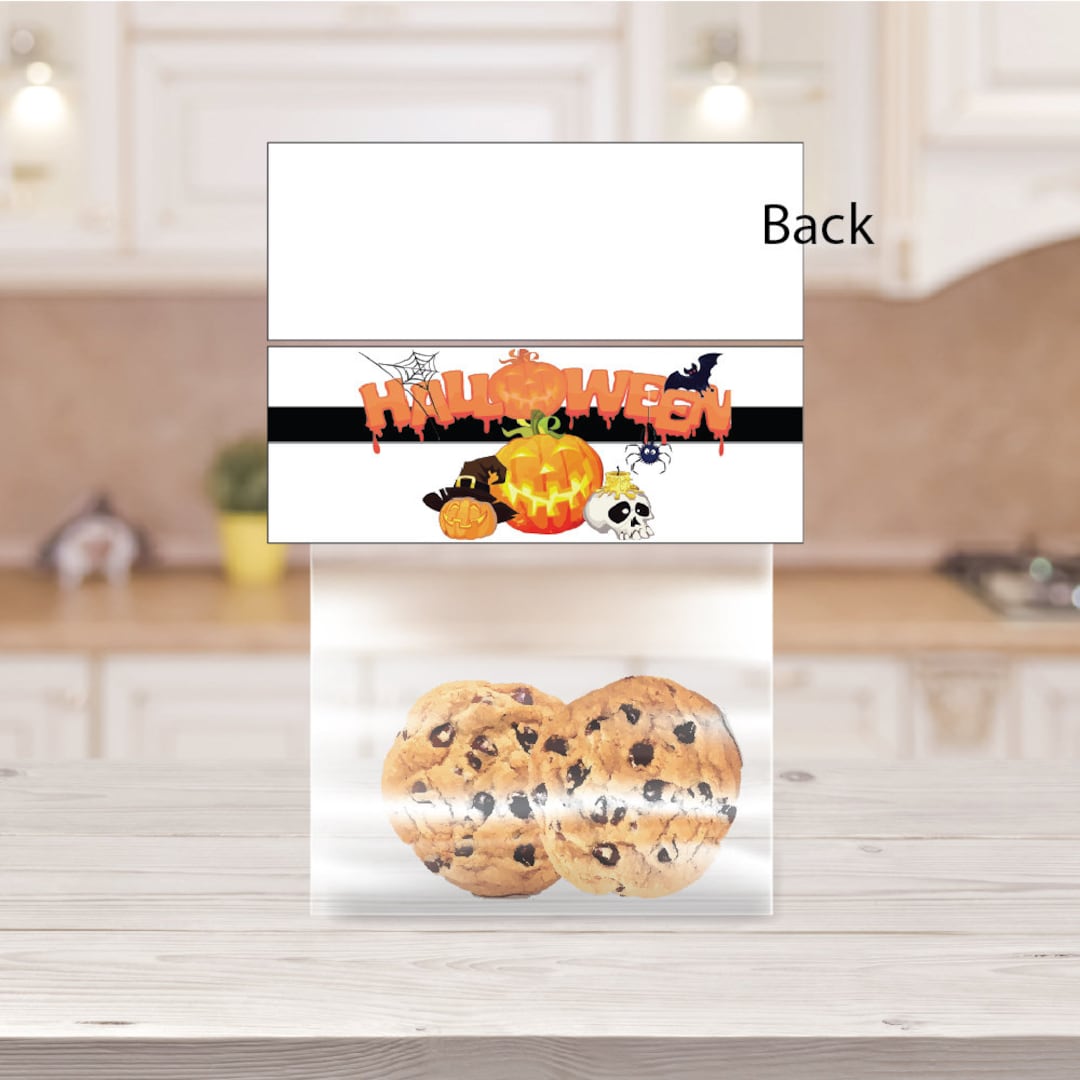 Printable Kids Halloween Bag Topper, Pumpkin Bag Topper, Spooky Treat ...