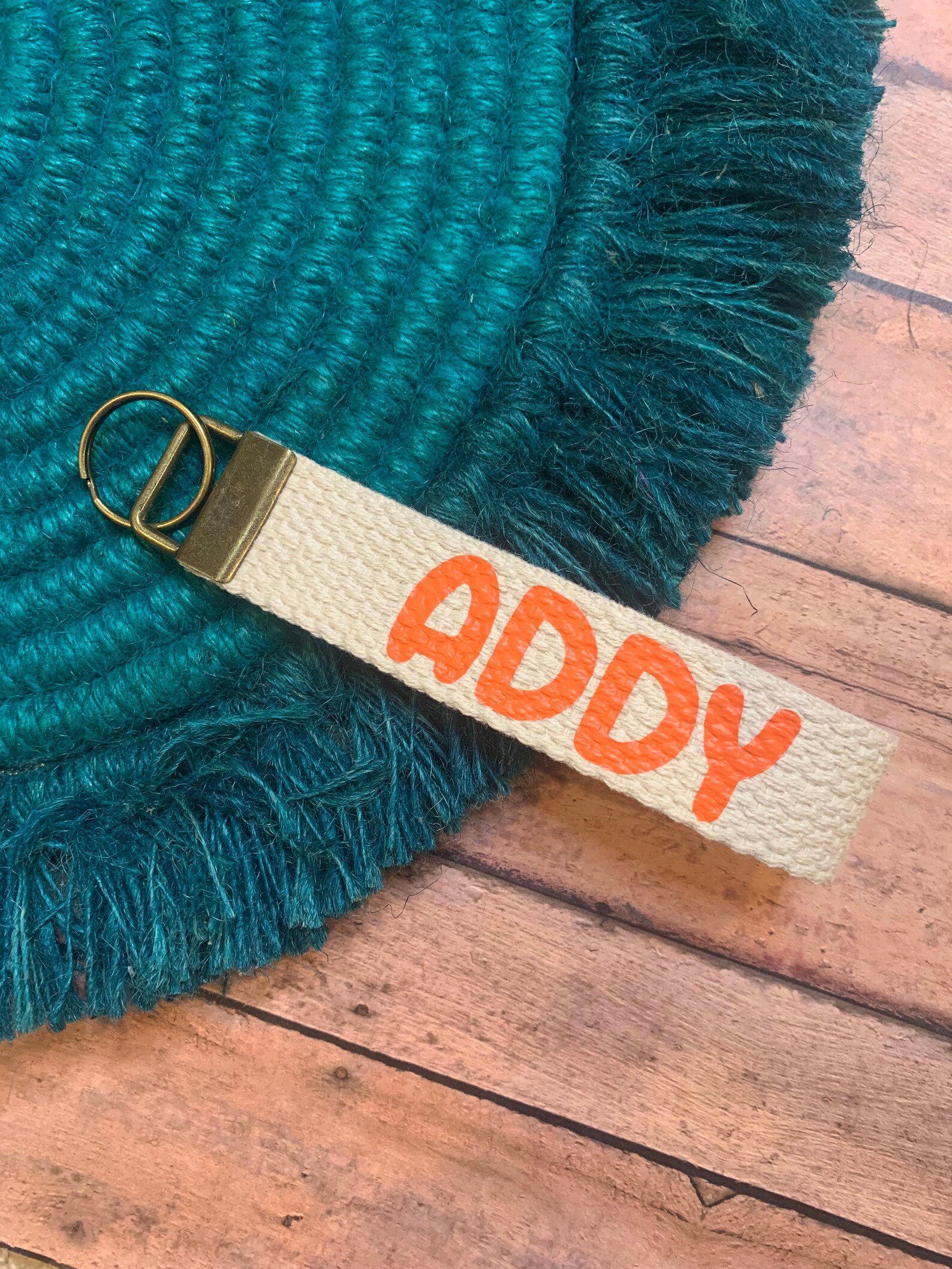 Custom Name Keychain Wristlet / Key Fob Wristlet / Cute - Etsy