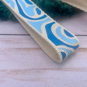 Swirl Spiral Custom Keychain Wristlet / Key Fob Keychain - Etsy