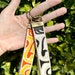 Swirl Spiral Custom Keychain Wristlet / Key Fob Keychain Lanyard Strap ...
