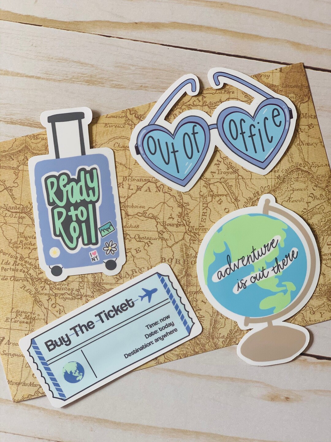 Vacation Travel Stickers / Adventure is Out There Sticker / Out of ...