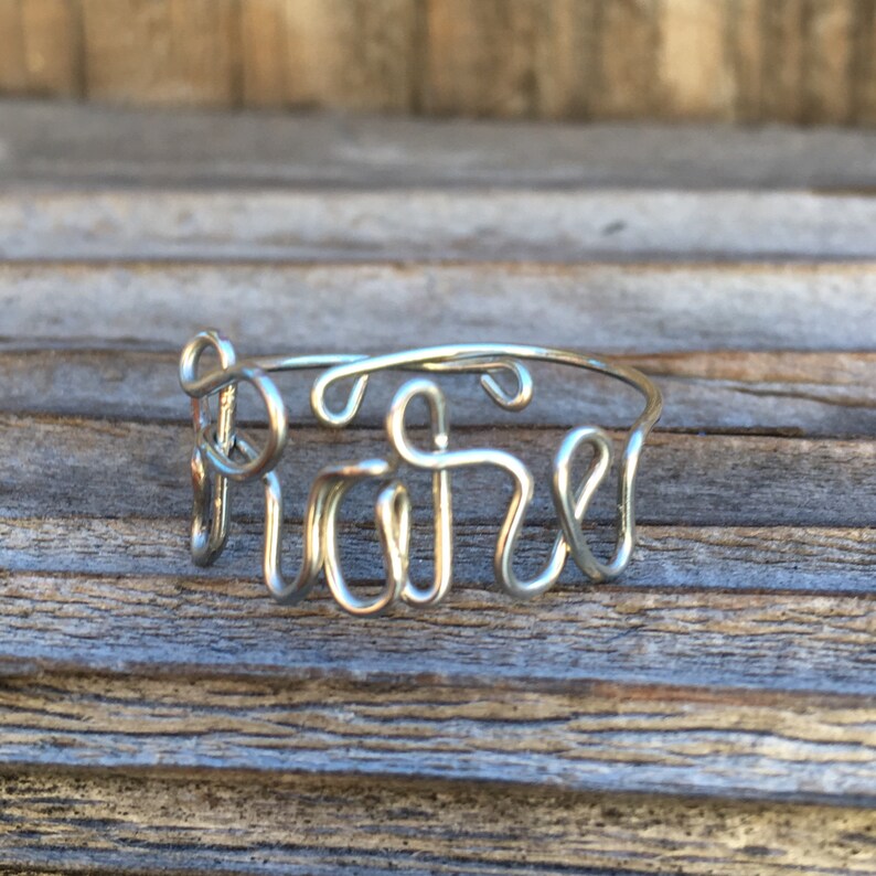 Selena Gomez RARE wire ring | Etsy