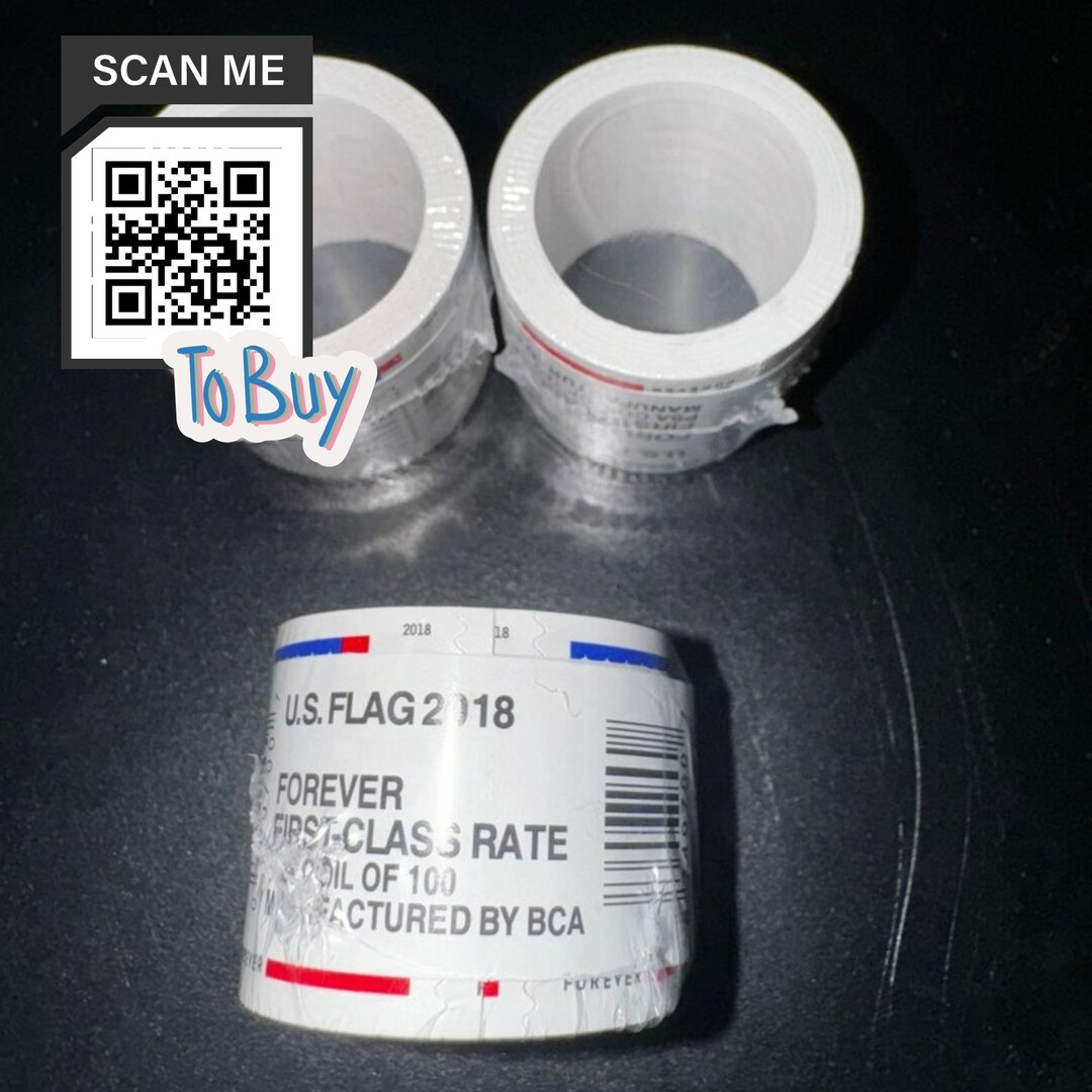 100 New US Flags Stamps Unused for Collections, Invitations, Weddings ...